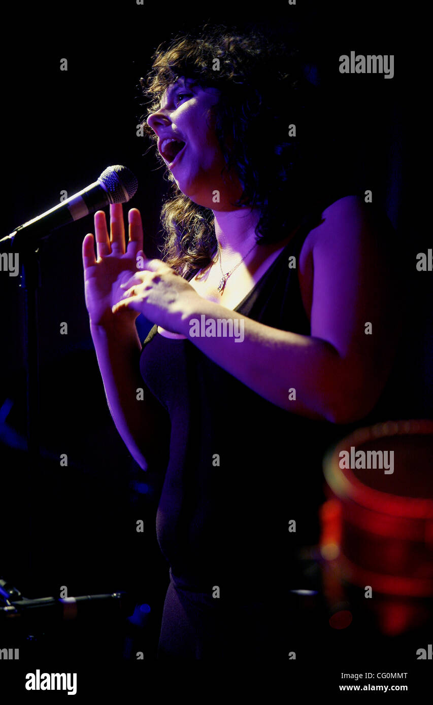 Performer Julie LaMendola of Ching Chong Song performing at Rose Live ...