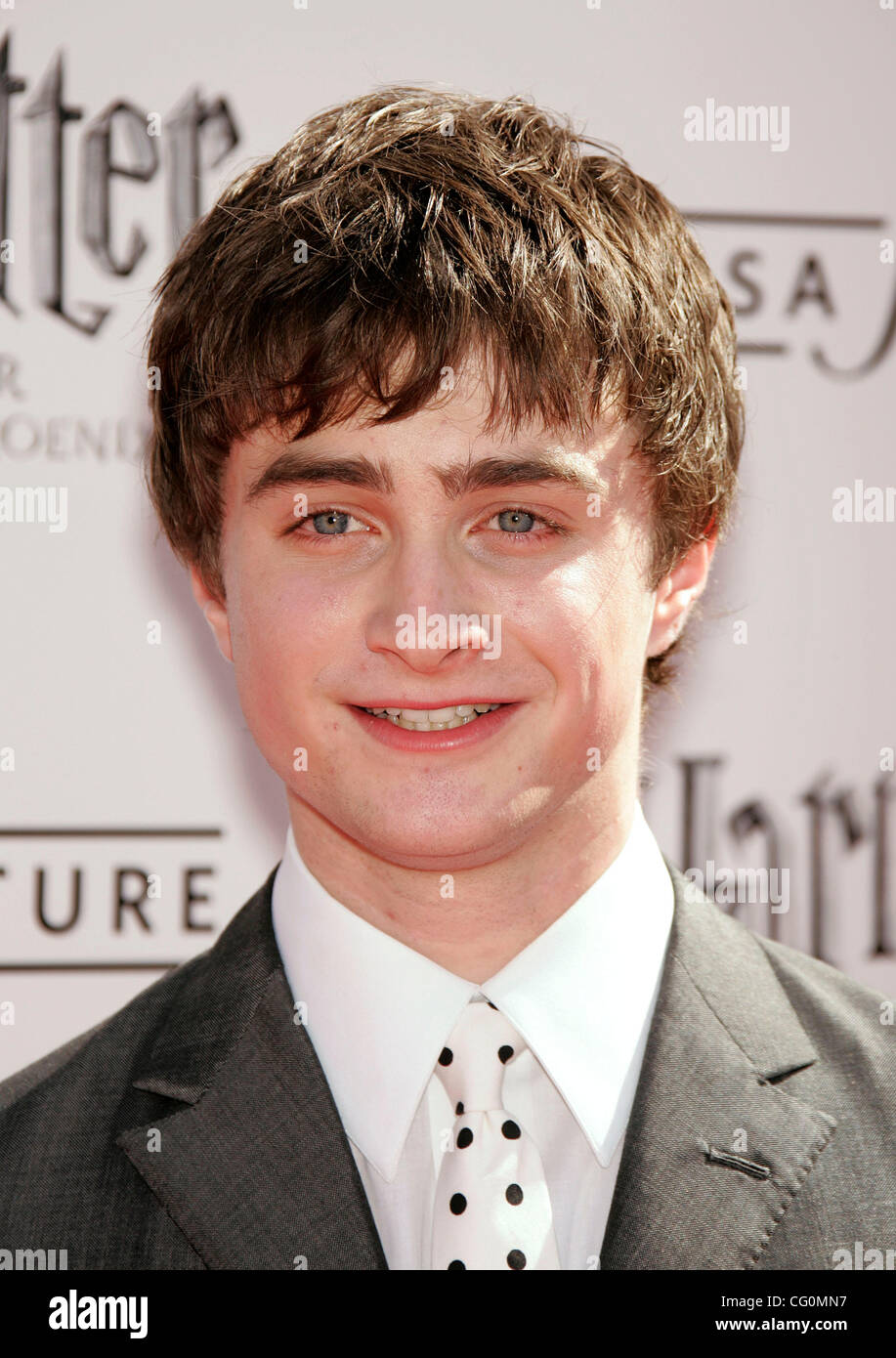 Jul 8,2007; Hollywood, California, USA; Actor DANIEL RADCLIFFE at the ...