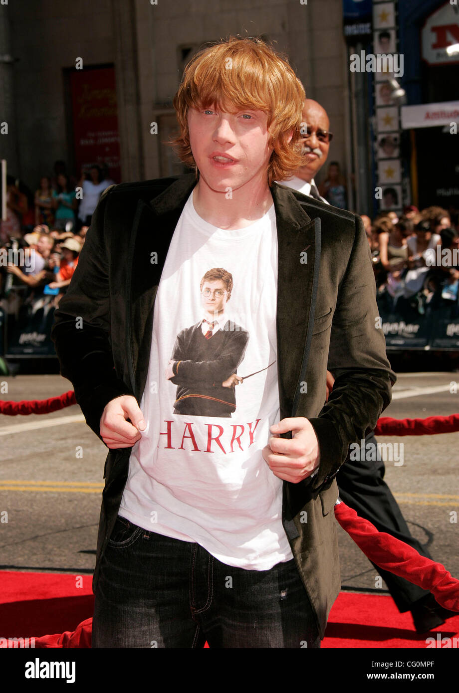 Jul 8,2007; Hollywood, California, USA; Actor RUPERT GRINT at the ...