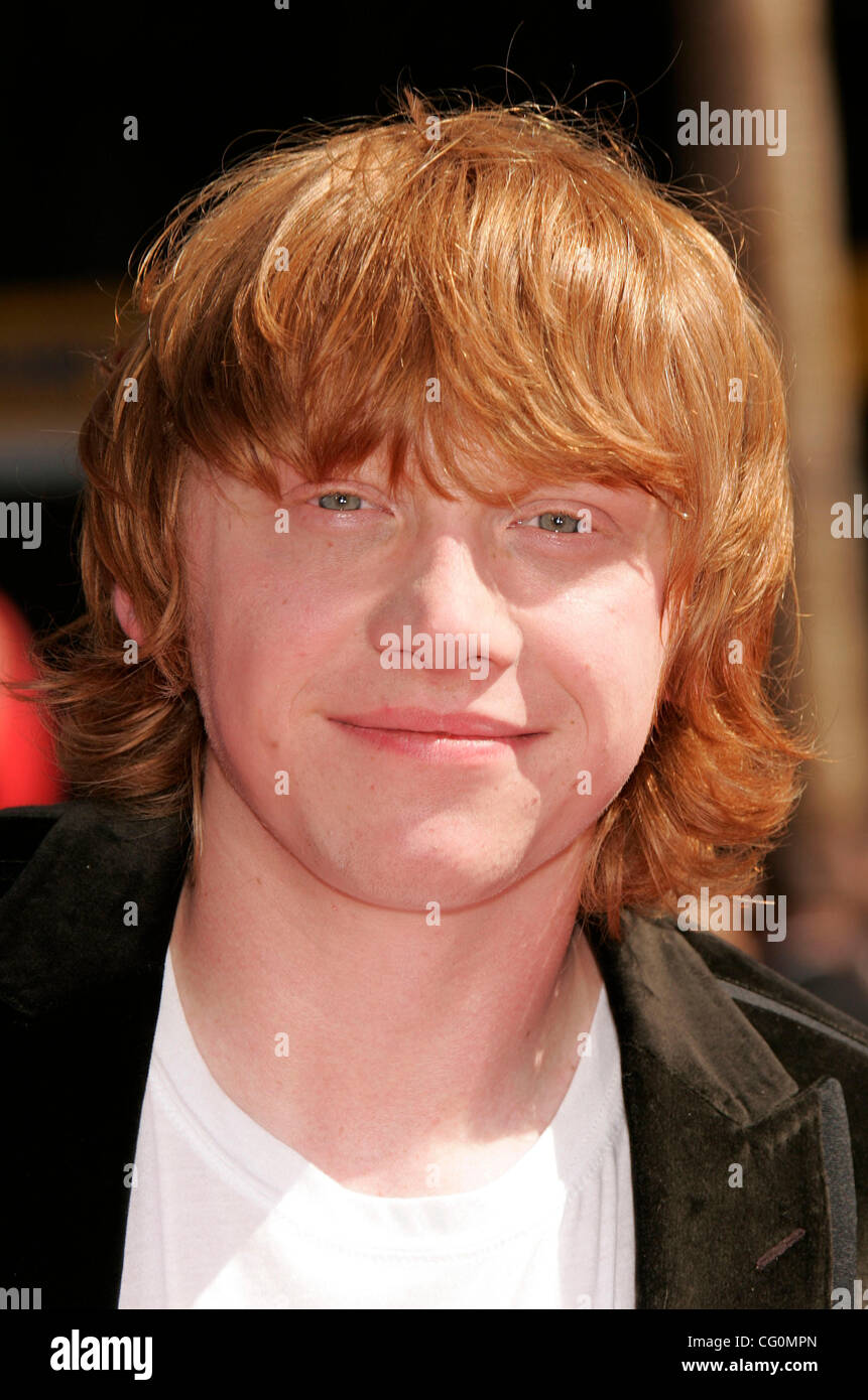 Jul 8,2007; Hollywood, California, USA; Actor RUPERT GRINT at the ...
