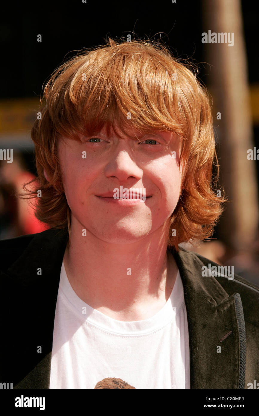 Jul 8,2007; Hollywood, California, USA; Actor RUPERT GRINT at the ...
