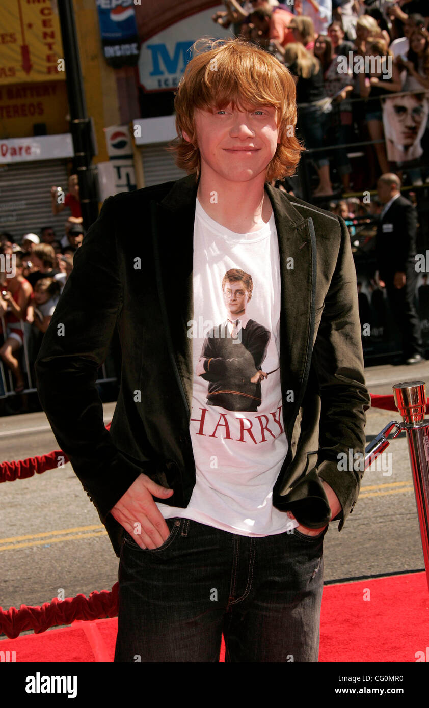 Jul 8,2007; Hollywood, California, USA; Actor RUPERT GRINT at the ...