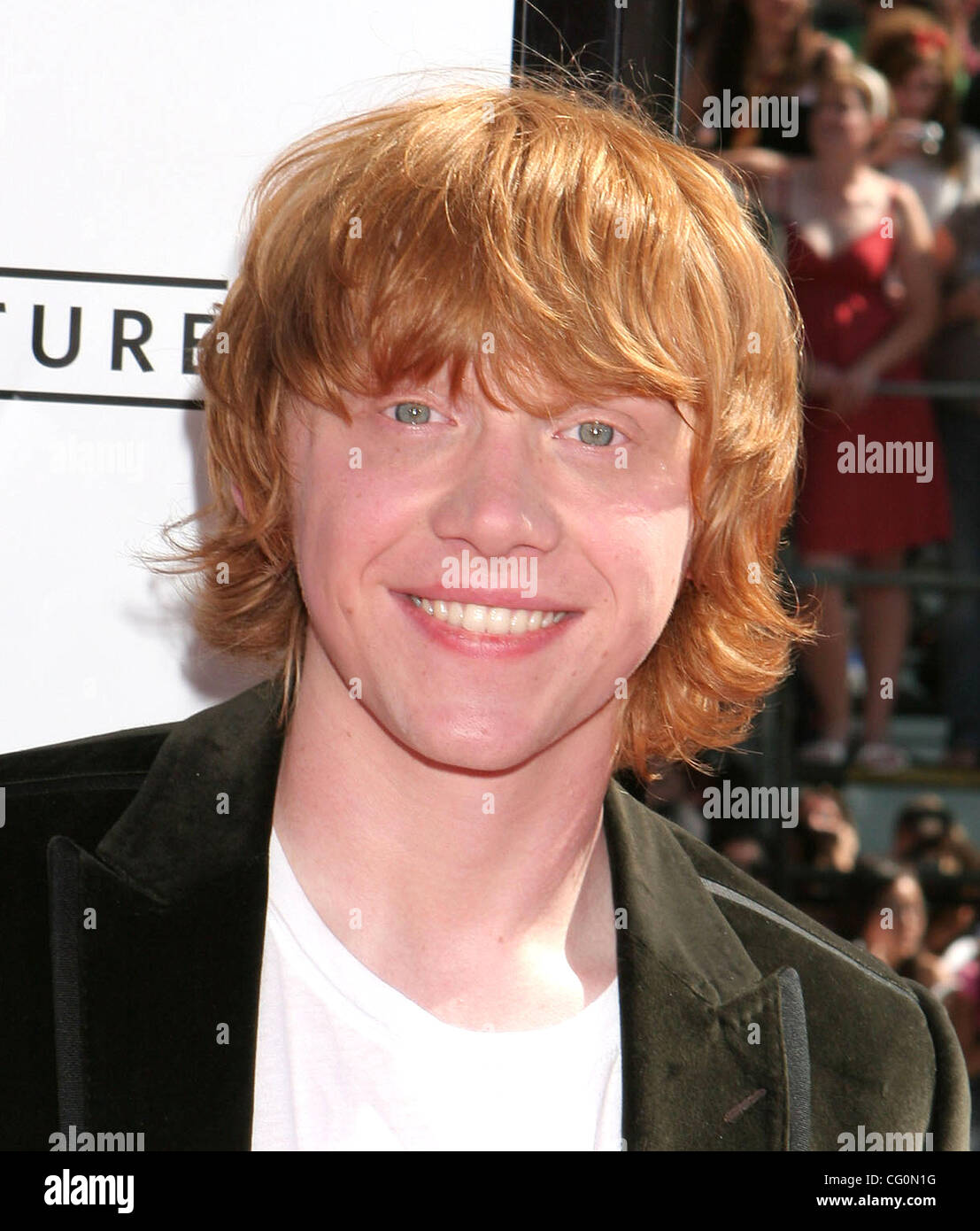 Jul 08, 2007; Hollywood, California, USA; Actor RUPERT GRINT at the U.S ...