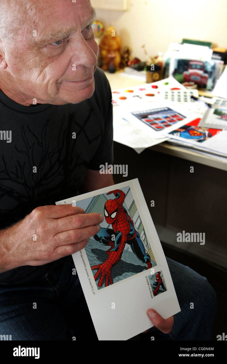 July 9, 2007, Carlsbad, California, USA . Carl Herrman, an art director ...