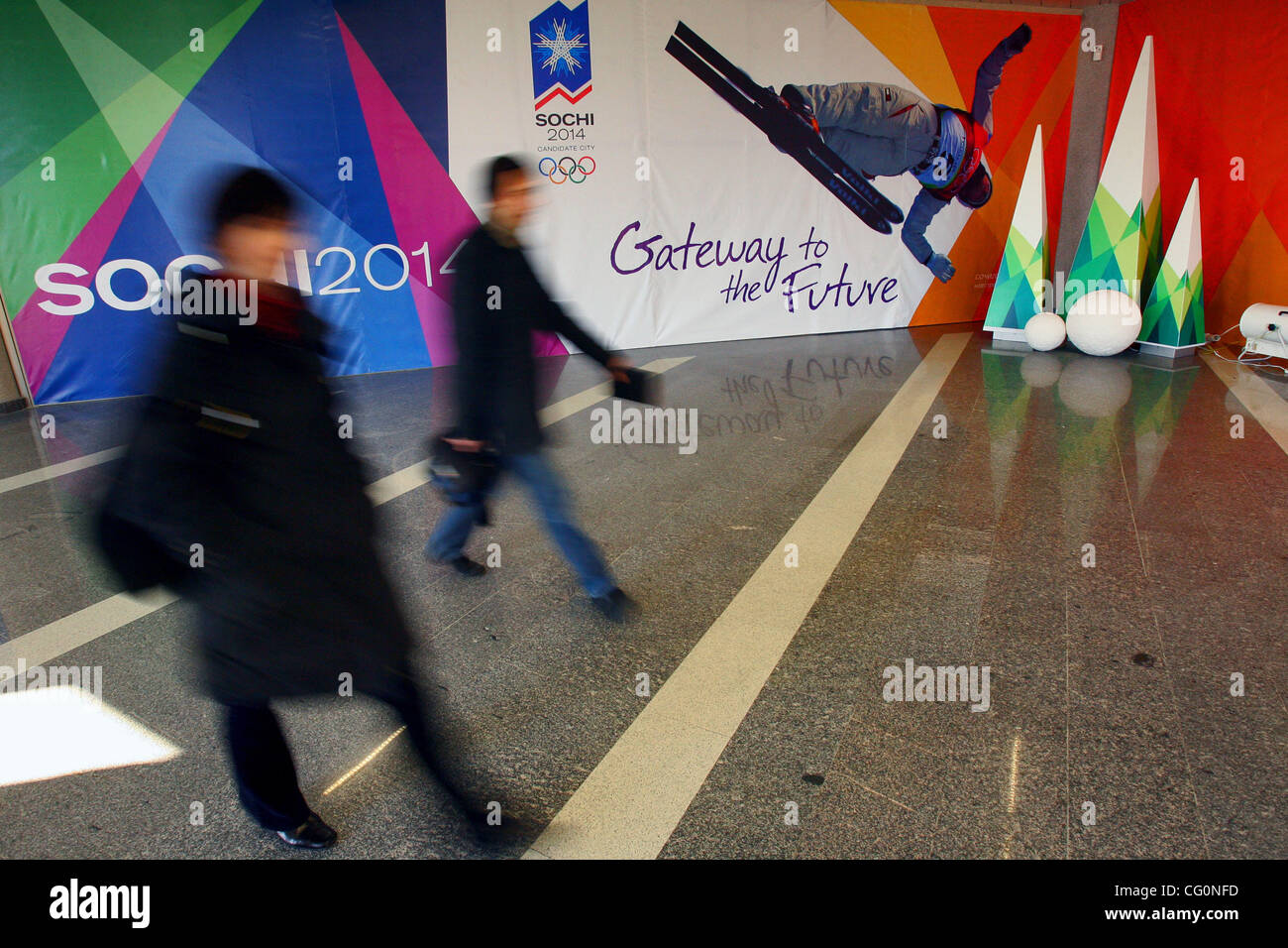 In the centre of Sochi. Russian city of Sochi wins 2014 Winter Olympics ...