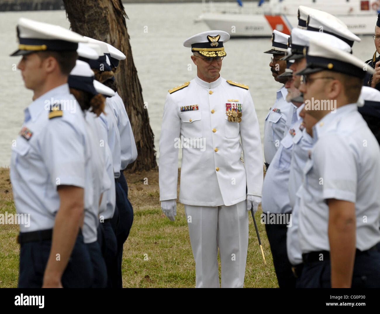 July 10th, 2007 - Alameda, CA, USA - Rear Admiral Craig Bone as new ...