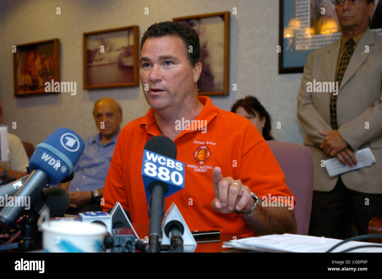 Deputy Chief Jim Riches, father of Firefighter Jimmy Riches, of Ladder ...