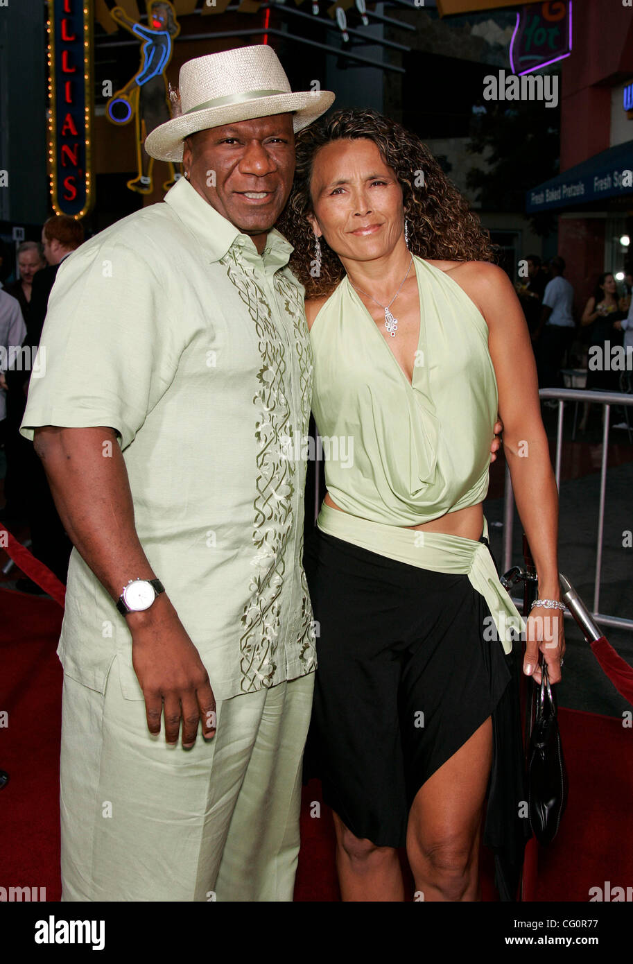 Jul 12,2007; Hollywood, California, USA; Actor VING RHAMES & wife ...