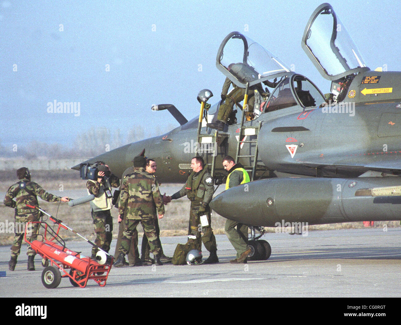American and French military base of NATO coningent on the territory of ...