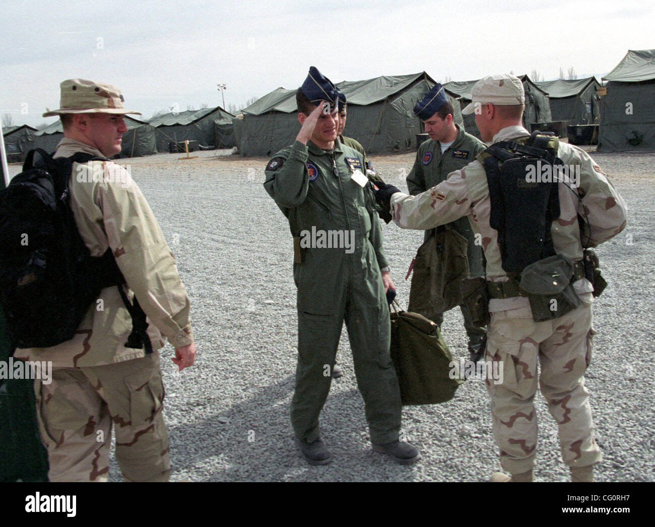 American and French military base of NATO coningent on the territory of ...
