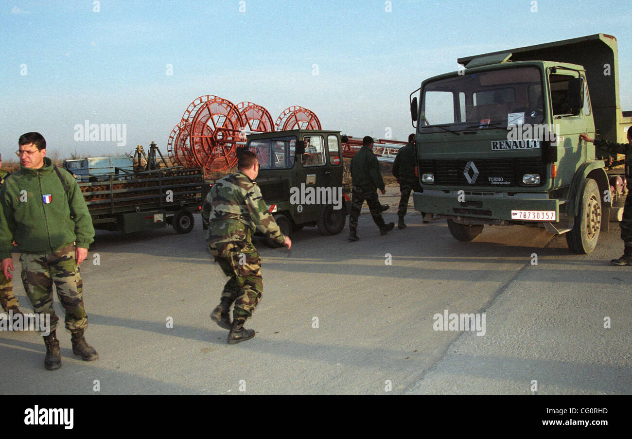 American and French military base of NATO coningent on the territory of ...