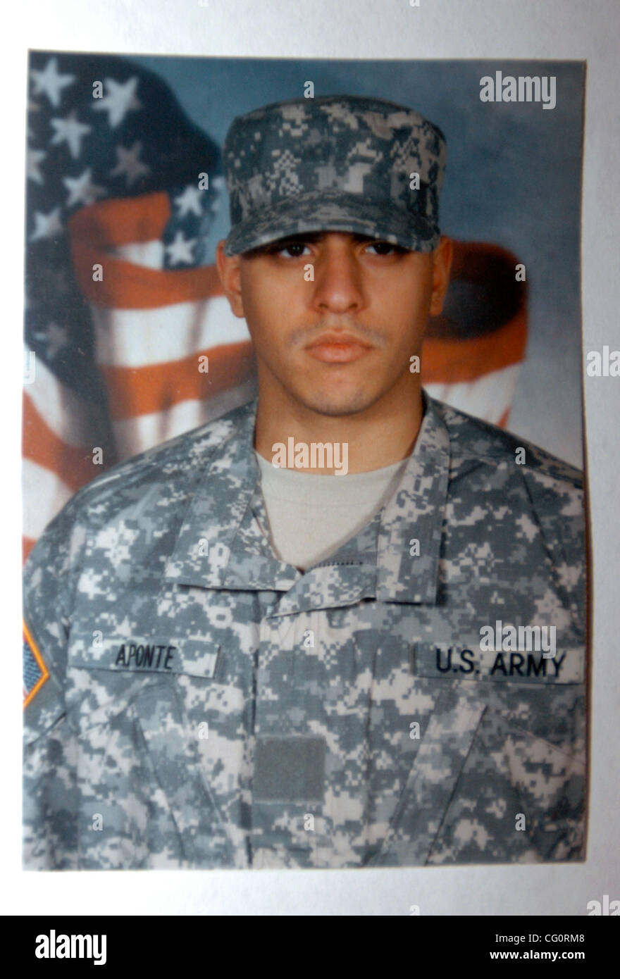 Personal photograph of Jonathan Aponte in military uniform. Jonathan ...
