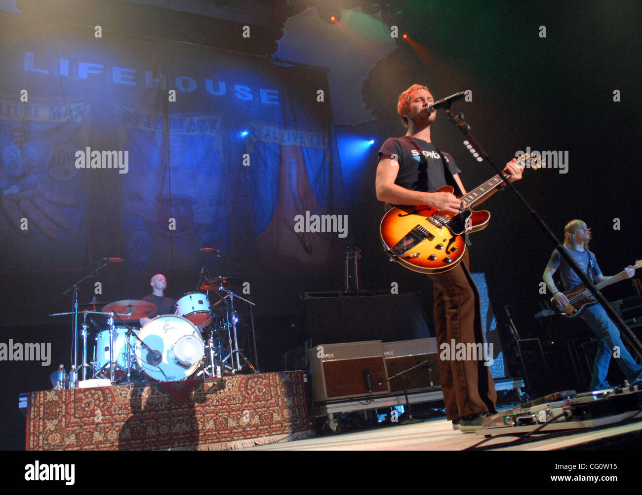 Jul. 15, 2007; Raleigh, NC USA; Singer JASON WADE, Drummer RICK ...