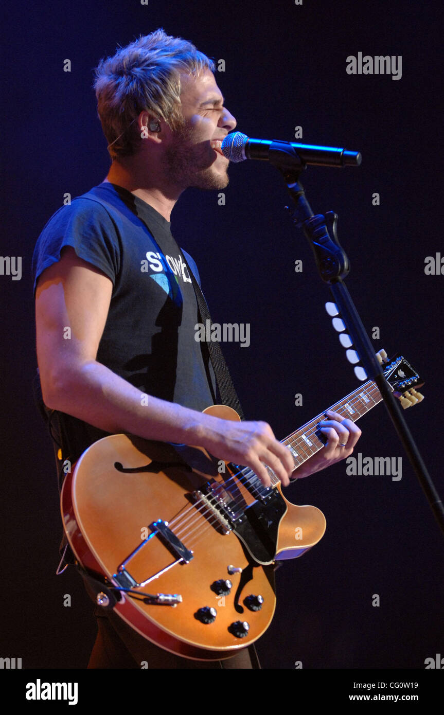 Jul. 15, 2007; Raleigh, NC USA; Musician JASON WADE of the band ...