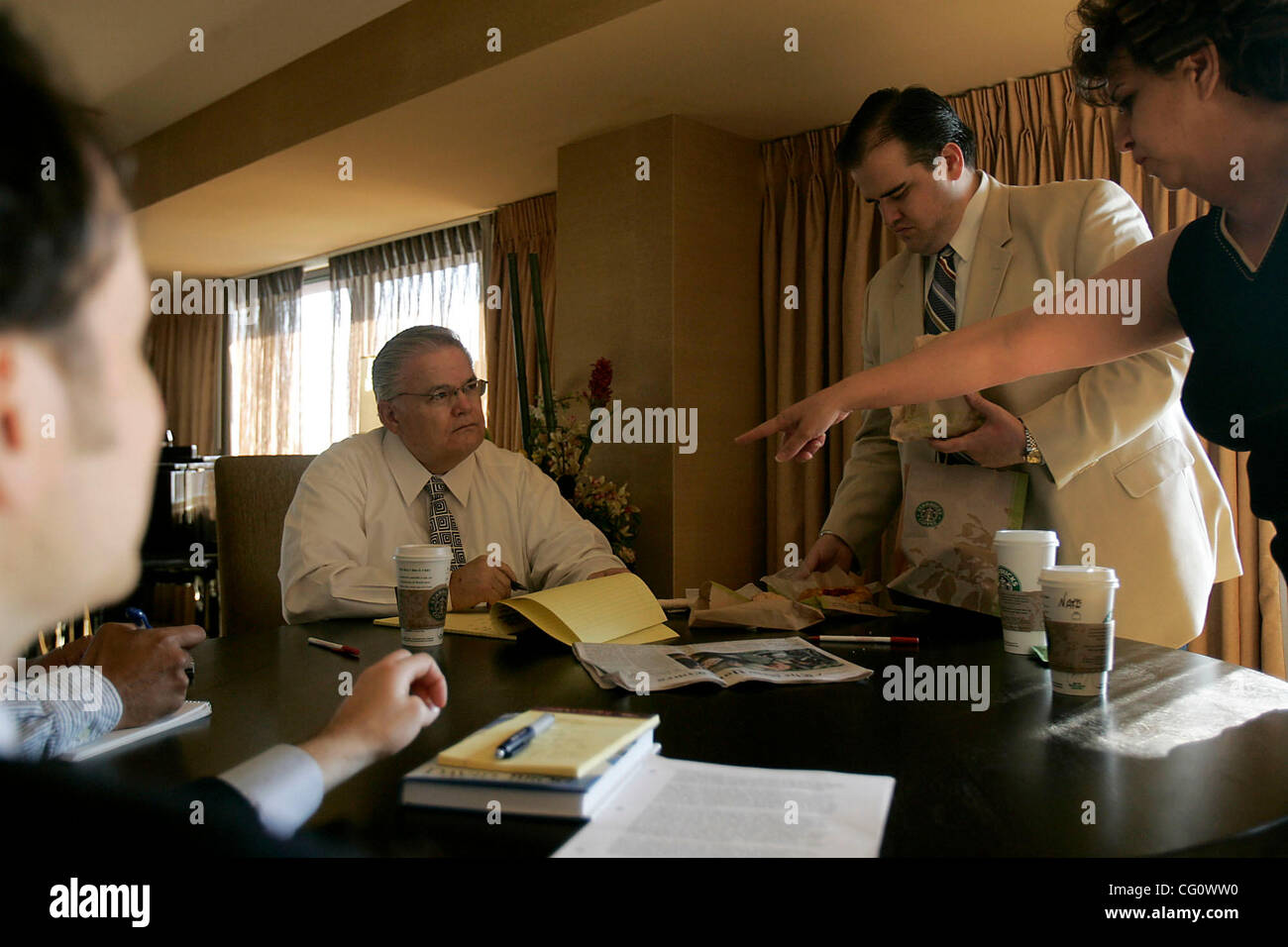 Jul 16, 2007 - Washington, DC, USA - Pastor JOHN HAGEE, center, with ...