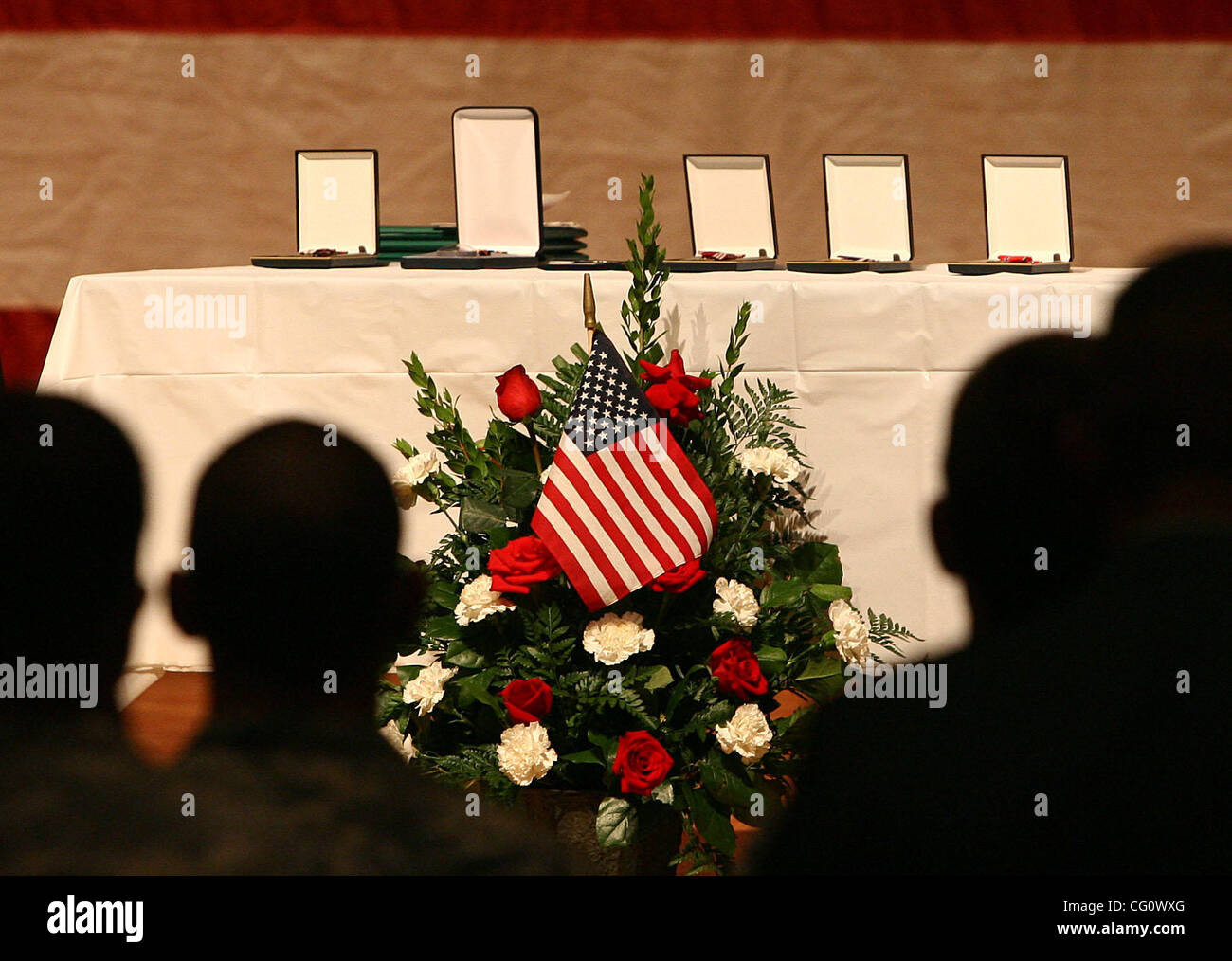 REDONDO BEACH, CA - JULY 16th, 2007: Members of Army Sgt. Thomas McGee ...