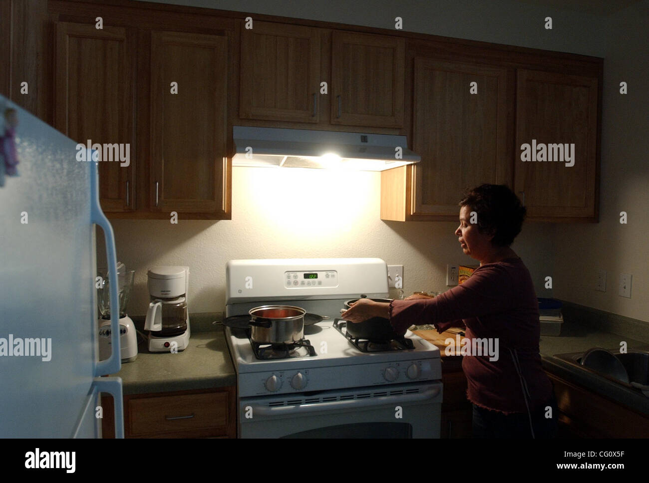 Clara Garza moved into the Giant Road Apartments in San Pablo, Calif ...