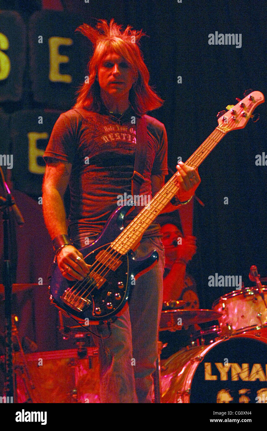 Jul. 17, 2007; Myrtle Beach, SC USA; Bass Guitarist MARK LYNAM of the ...