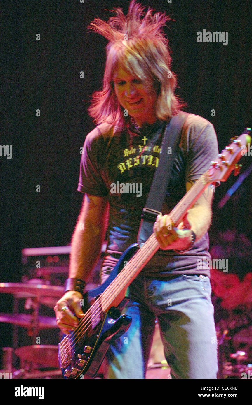 Jul. 17, 2007; Myrtle Beach, SC USA; Bass Guitarist MARK LYNAM of the ...