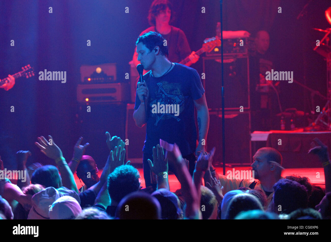 Jul. 17, 2007; Myrtle Beach, SC USA; Singer KEVIN MARTIN of the band ...