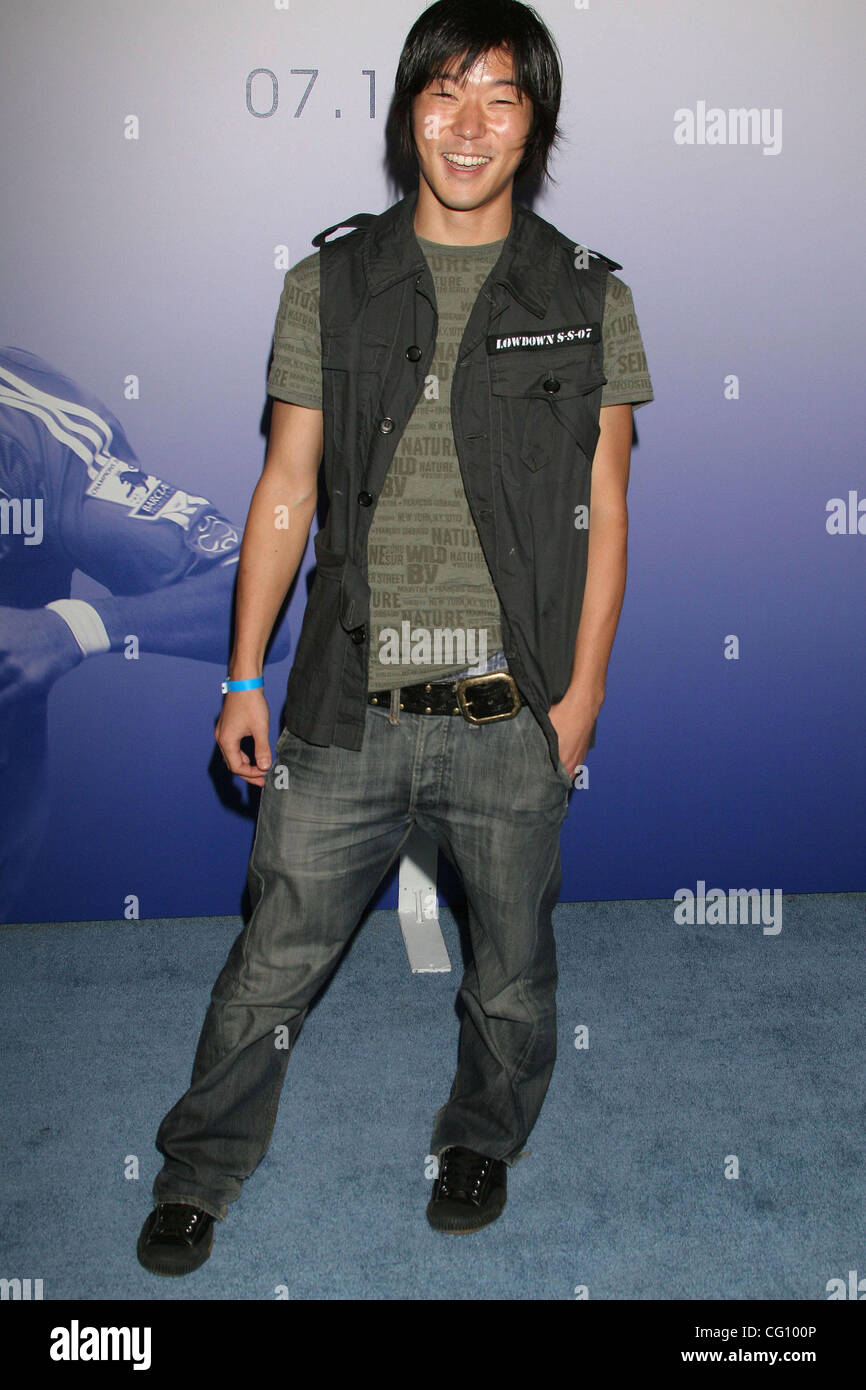 Jul 18, 2007; Hollywood, California, USA; Actor AARON YOO at the ...