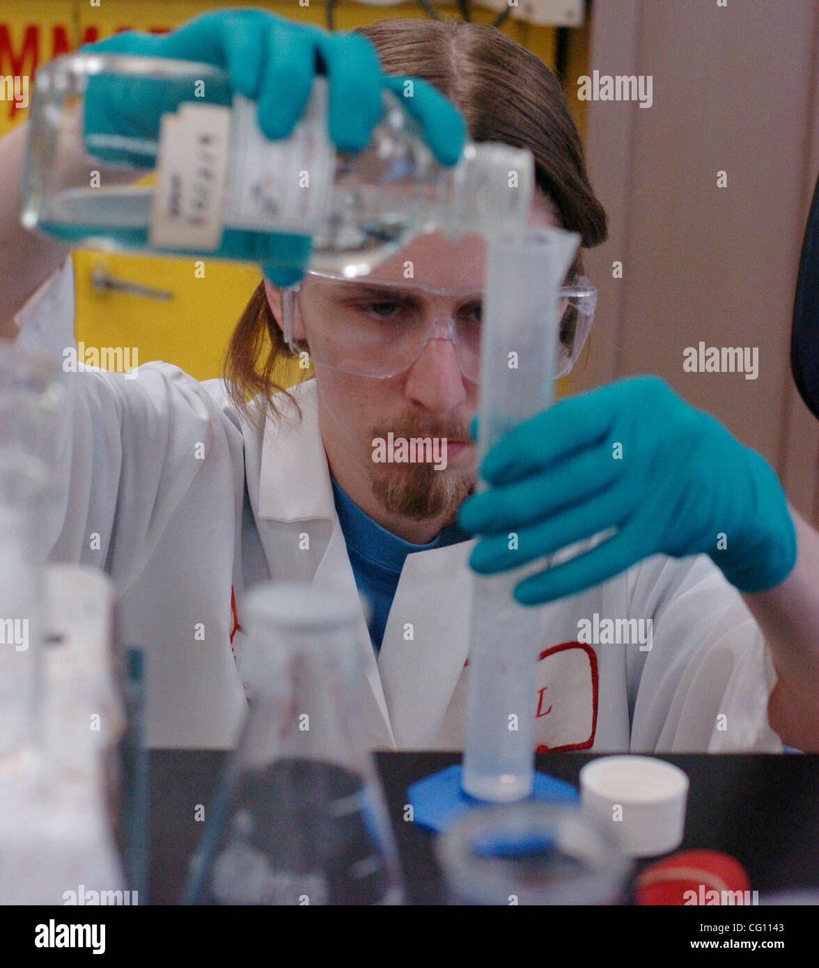 Matthew Green works in the Main Chemistry Lab at the National Food ...