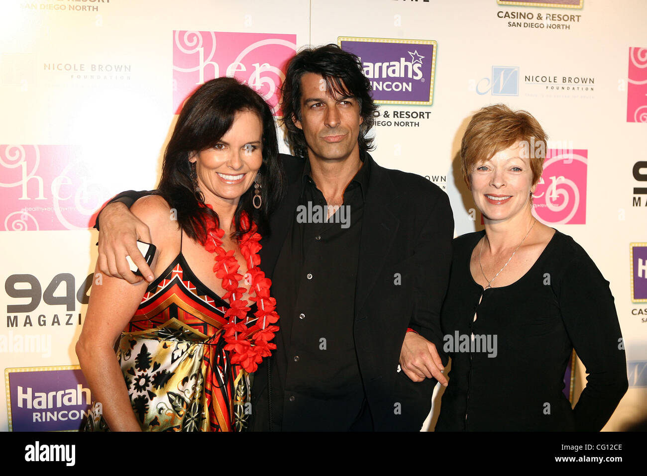 HOLMBY HILLS, CA - JULY 21: DENISE BROWN and Singer Jimmy Demers and ...