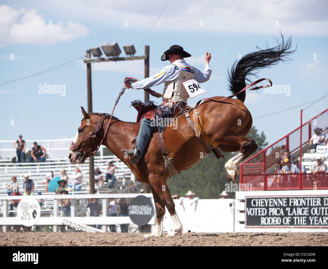 Jul 21, 2007 - Cheyenne, WY, USA - The Cheyenne Frontier Days Rodeo ...