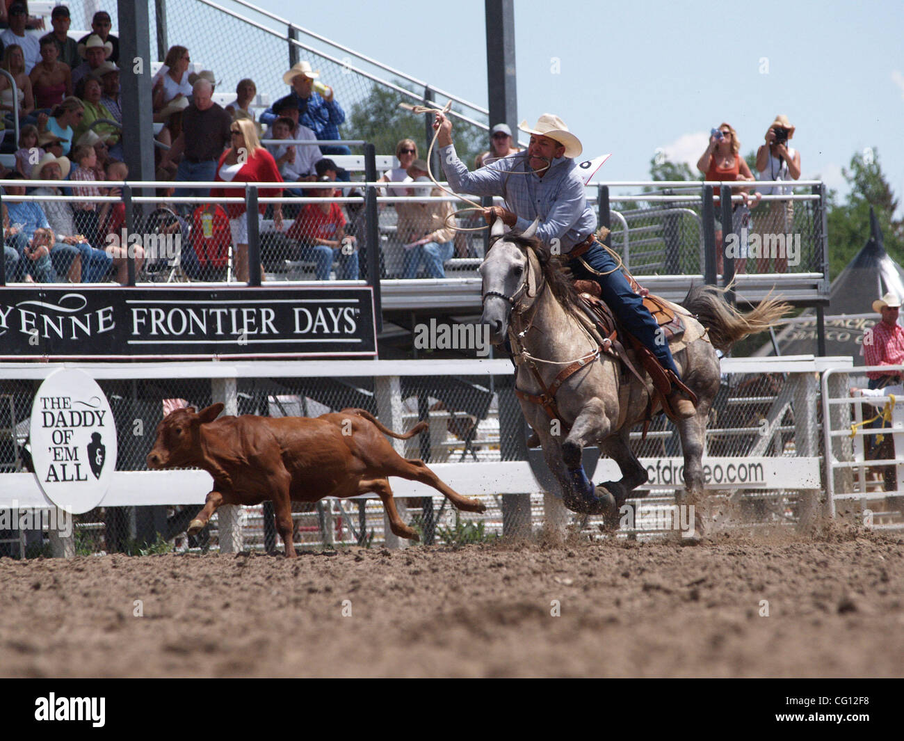 Jul 21, 2007 - Cheyenne, WY, USA - The Cheyenne Frontier Days Rodeo ...