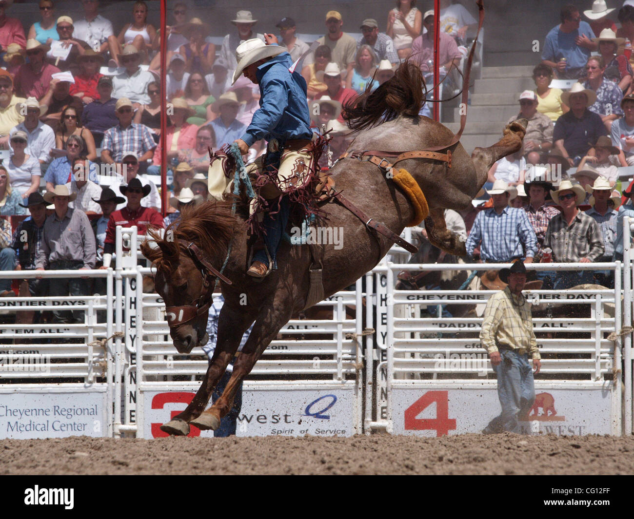 Jul 21, 2007 - Cheyenne, WY, USA - The Cheyenne Frontier Days Rodeo ...