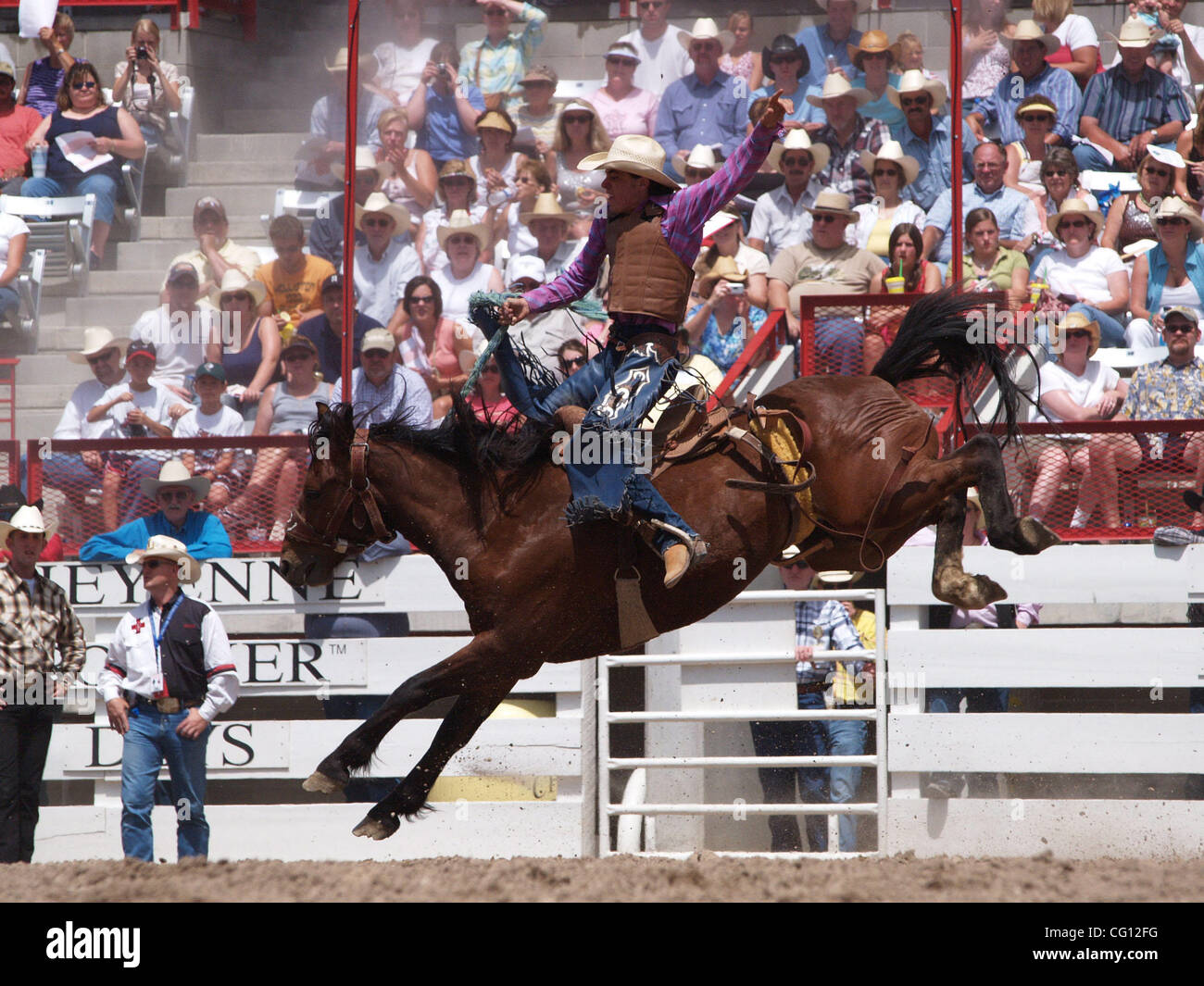 Jul 21, 2007 - Cheyenne, WY, USA - The Cheyenne Frontier Days Rodeo ...