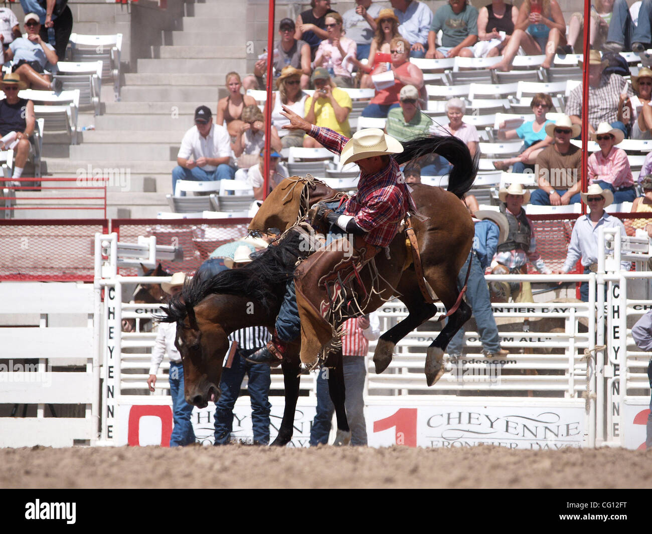 Jul 21, 2007 - Cheyenne, WY, USA - The Cheyenne Frontier Days Rodeo ...