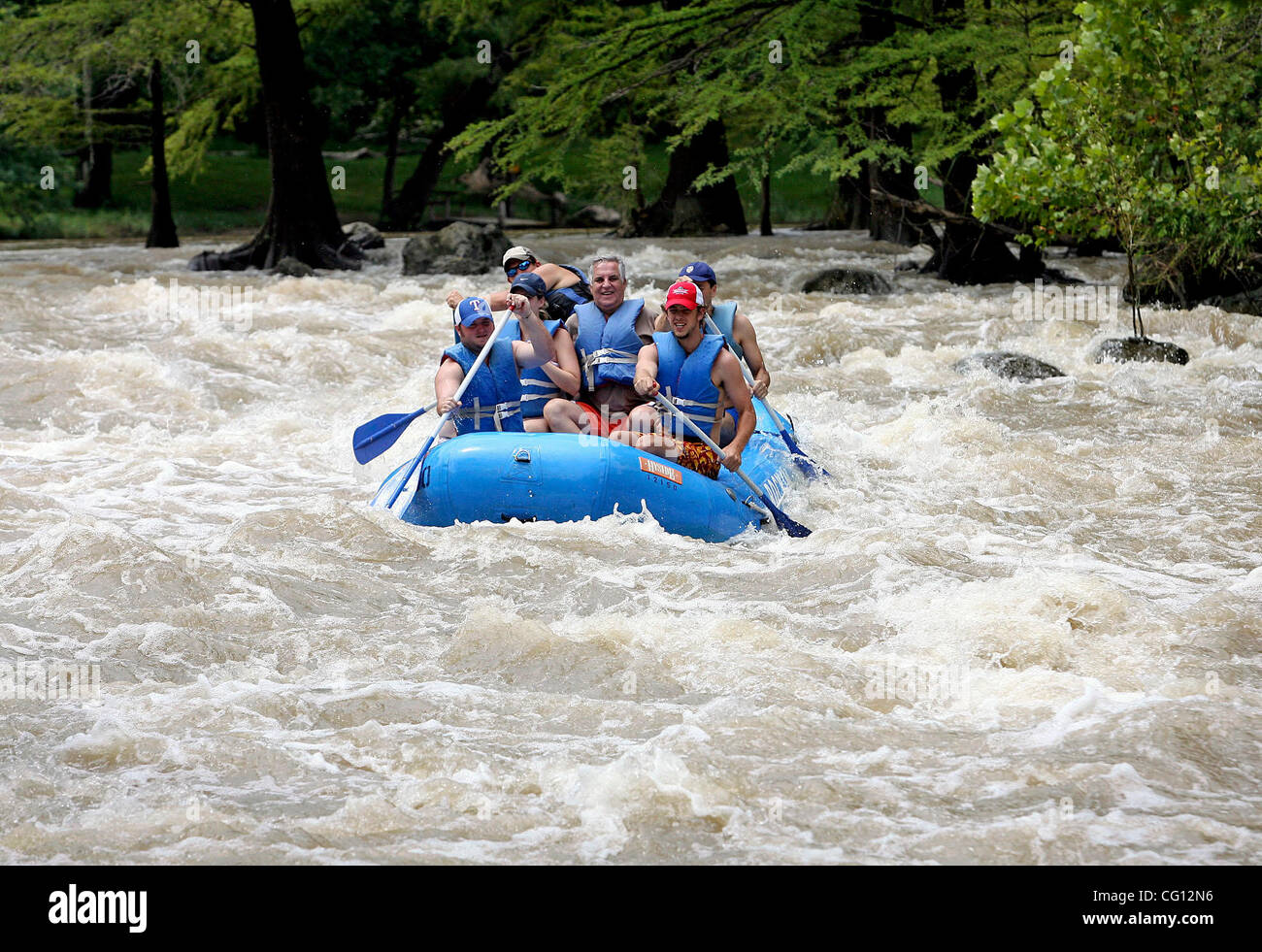 METRO Whitewater with a tinge of mud made for excitement at Gruene for ...