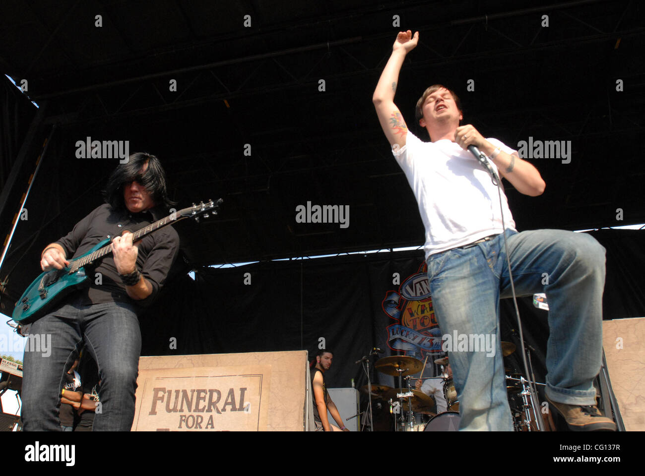 Jul. 23, 2007; Charlotte, NC USA; Guitarist KRIS COOMBS-ROBERTS and ...