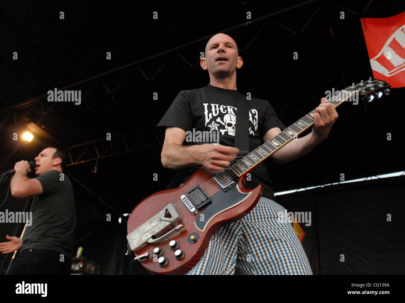 Jul. 23, 2007; Charlotte, NC USA; Singer GREG GRAFFIN and Guitarist ...