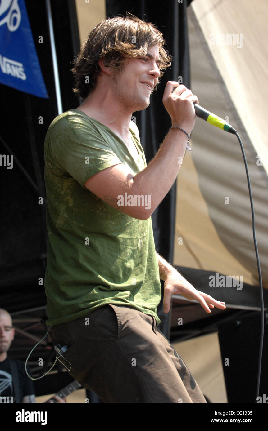 Jul. 23, 2007; Charlotte, NC USA; Singer ANTHONY GREEN of the band ...
