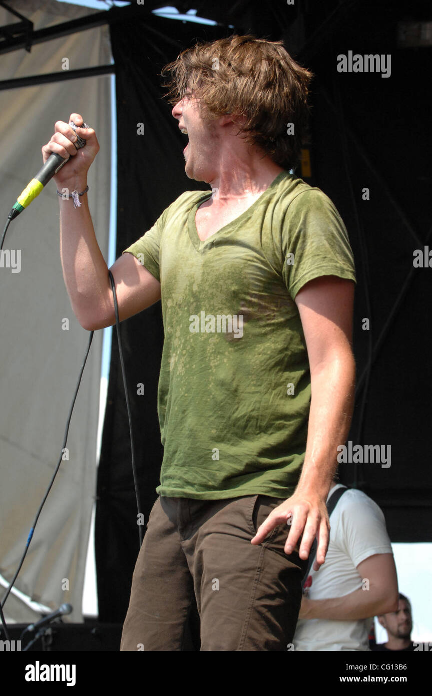 Jul. 23, 2007; Charlotte, NC USA; Singer ANTHONY GREEN of the band ...