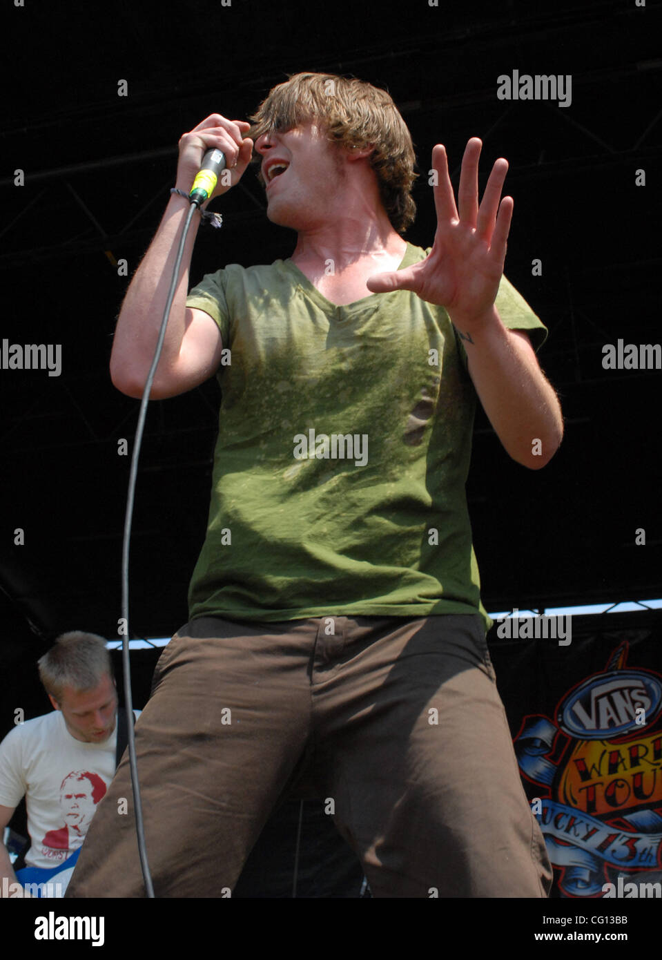 Jul. 23, 2007; Charlotte, NC USA; Singer ANTHONY GREEN of the band ...