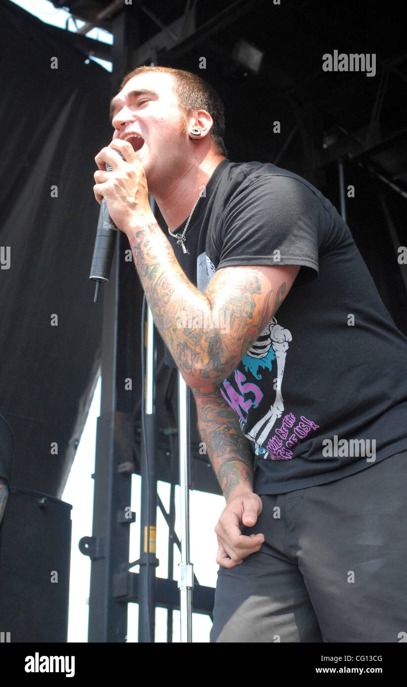 Jul. 23, 2007; Charlotte, NC USA; Singer JORDAN PUNDIK of the band New ...