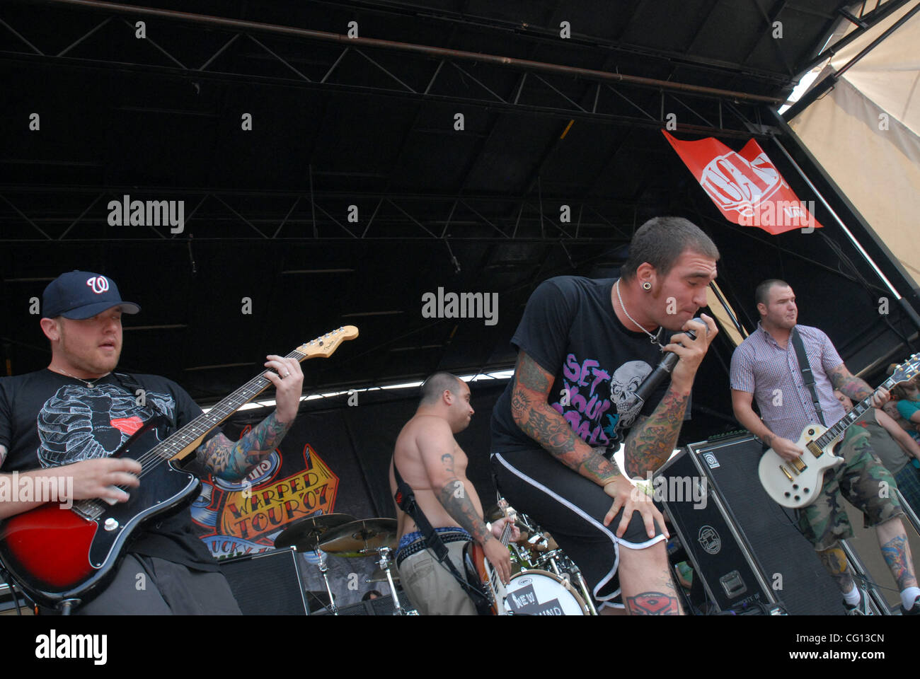 Jul. 23, 2007; Charlotte, NC USA; Singer JORDAN PUNDIK of the band New ...