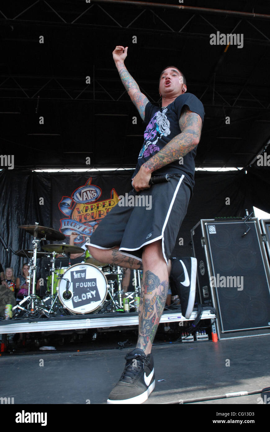 Jul. 23, 2007; Charlotte, NC USA; Singer JORDAN PUNDIK of the band New ...