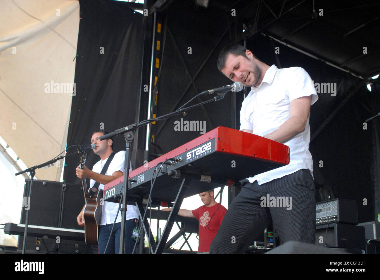 Jul. 23, 2007; Charlotte, NC USA; Musician JOHN NOLAN of the band ...
