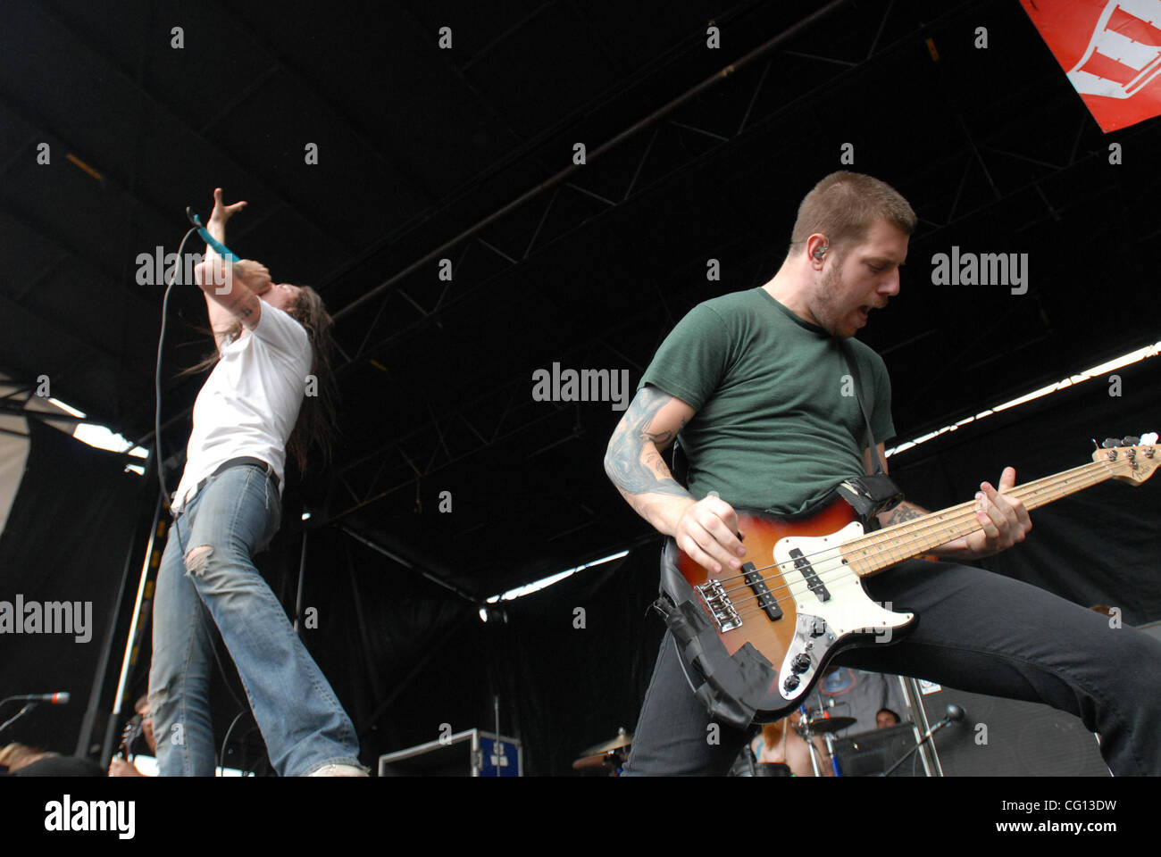 Spencer chamberlain of underoath hi-res stock photography and images ...