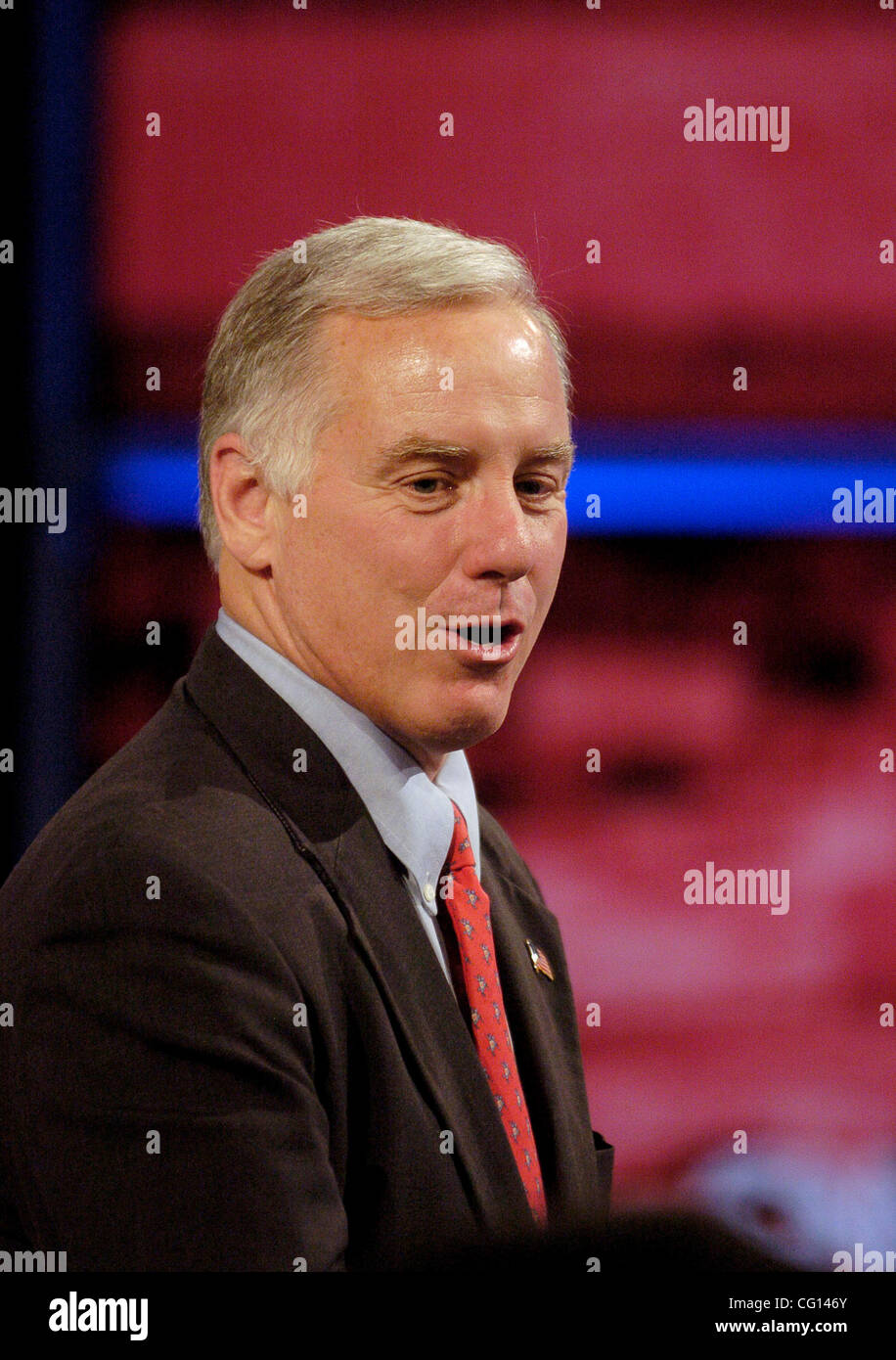 Howard Dean, chairman of Democratic National Committee after the CNN ...
