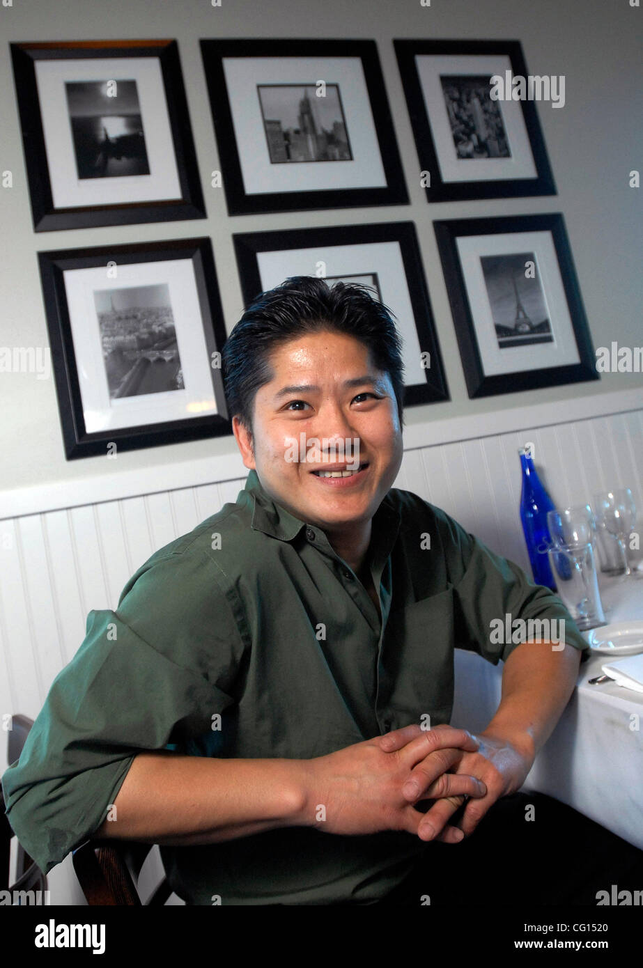 Scottie Nguyen, chef and owner of Shutters Brasserie, is photographed ...