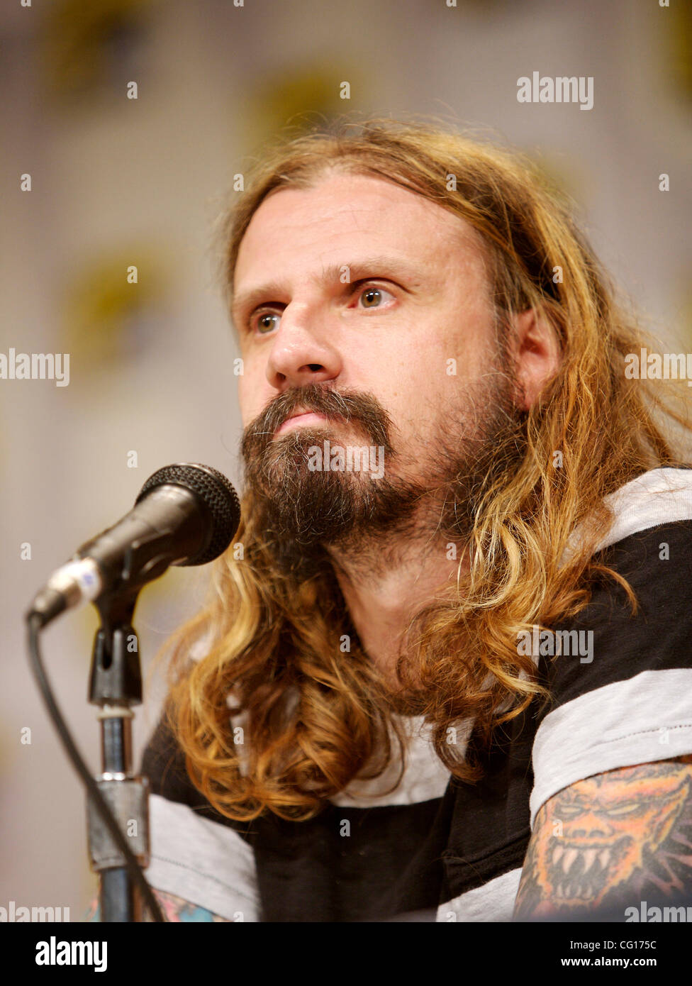 Rob Zombie Director of the remake of "Halloween" answering questions at ...