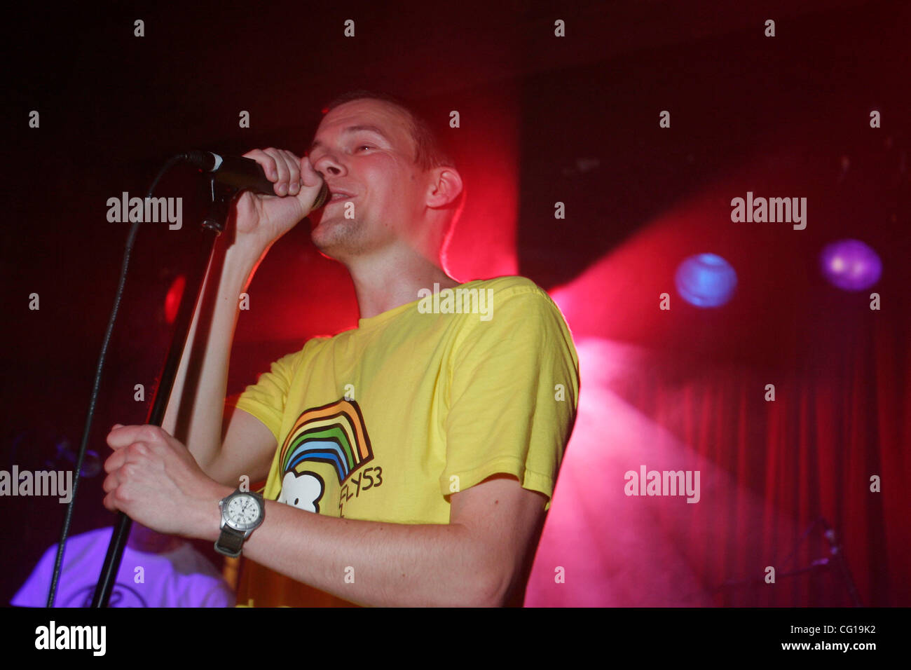 DJ Just Jack performing at Hiro Ballroom on July 31, 2007 Stock Photo ...