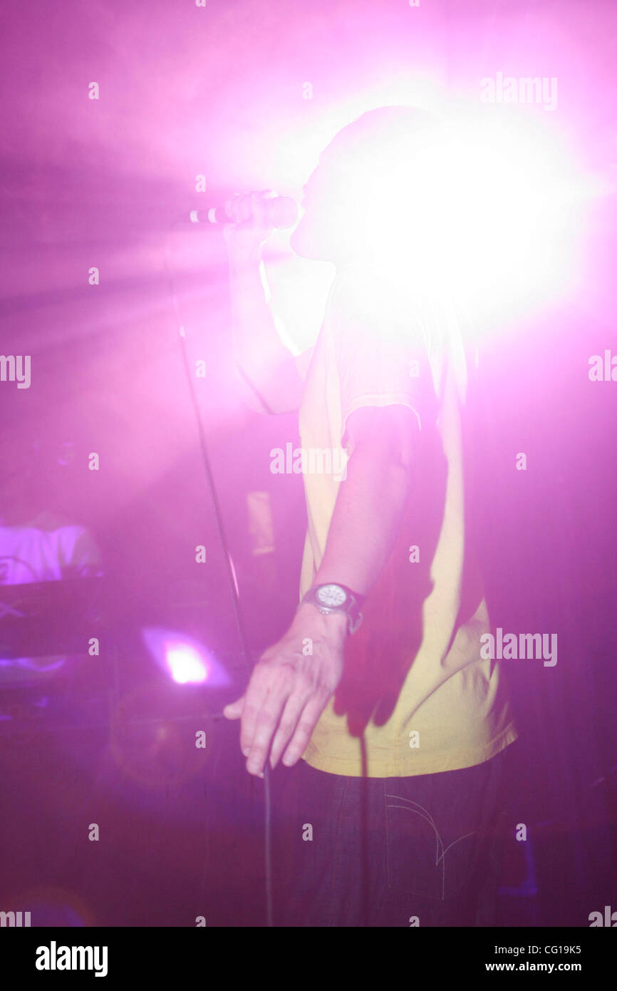 DJ Just Jack performing at Hiro Ballroom on July 31, 2007 Stock Photo ...