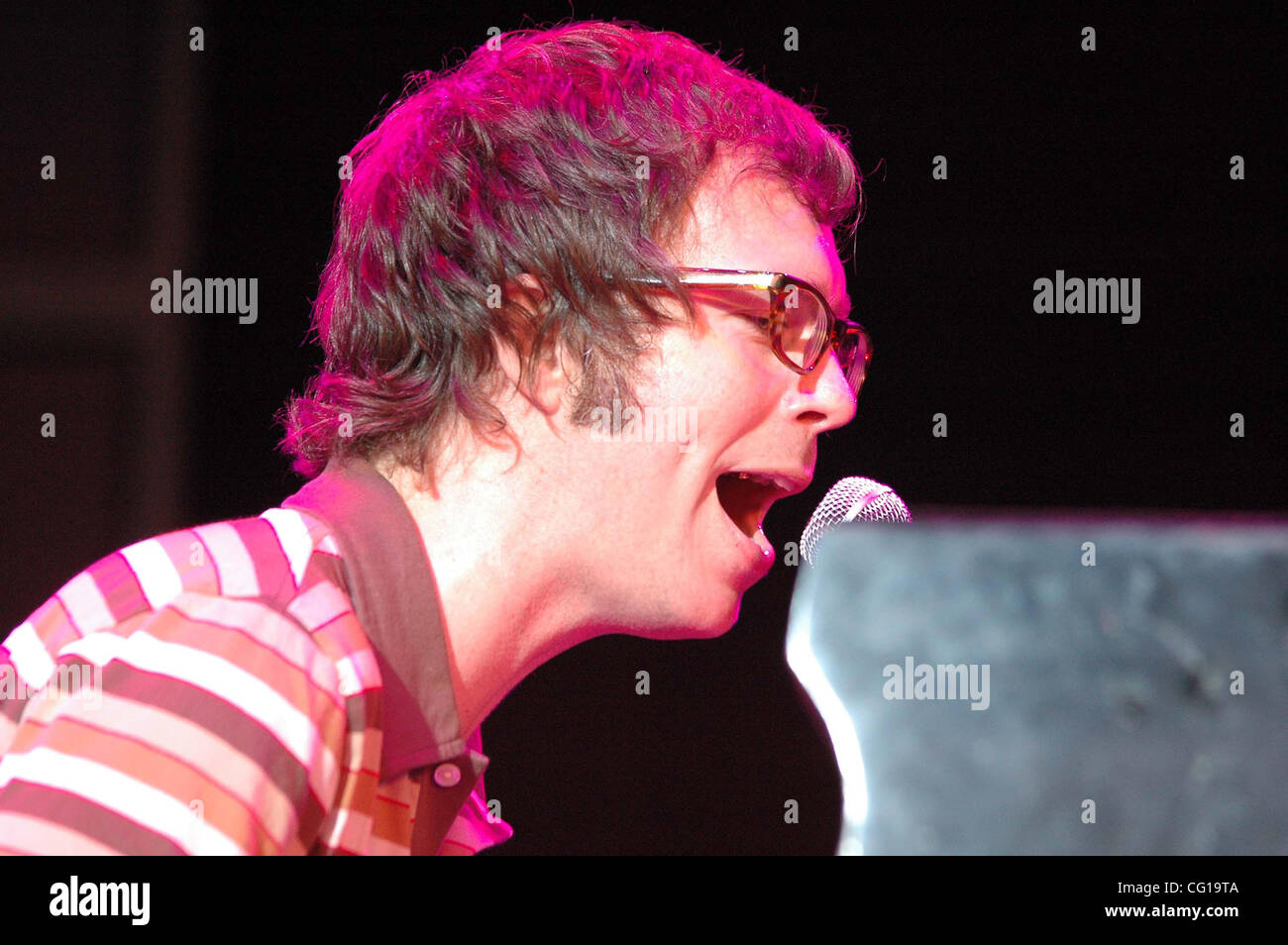 Singer Ben Folds performs at the Walnut Creek Amphitheater in Raleigh ...