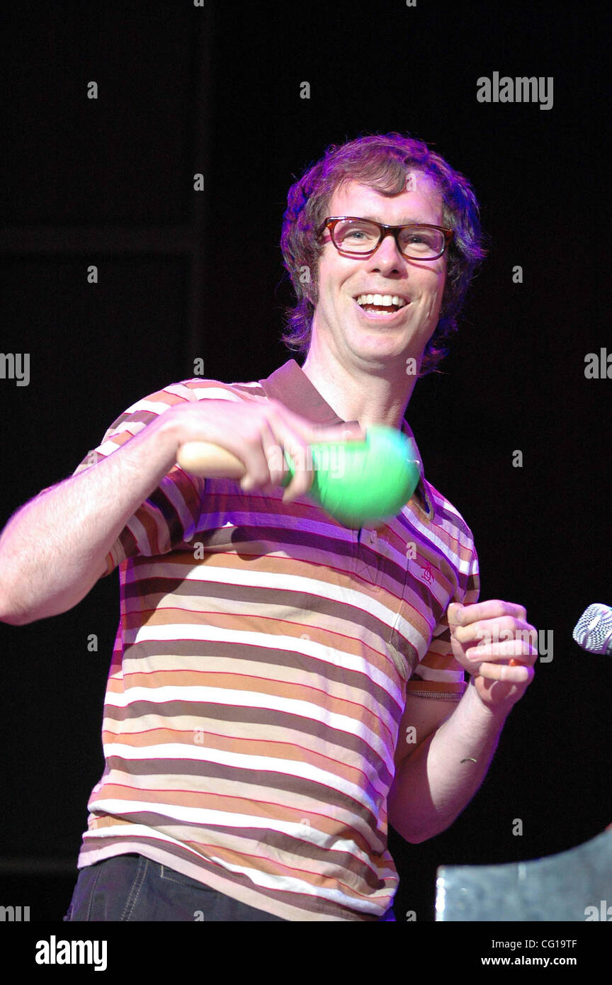 Singer Ben Folds performs at the Walnut Creek Amphitheater in Raleigh ...